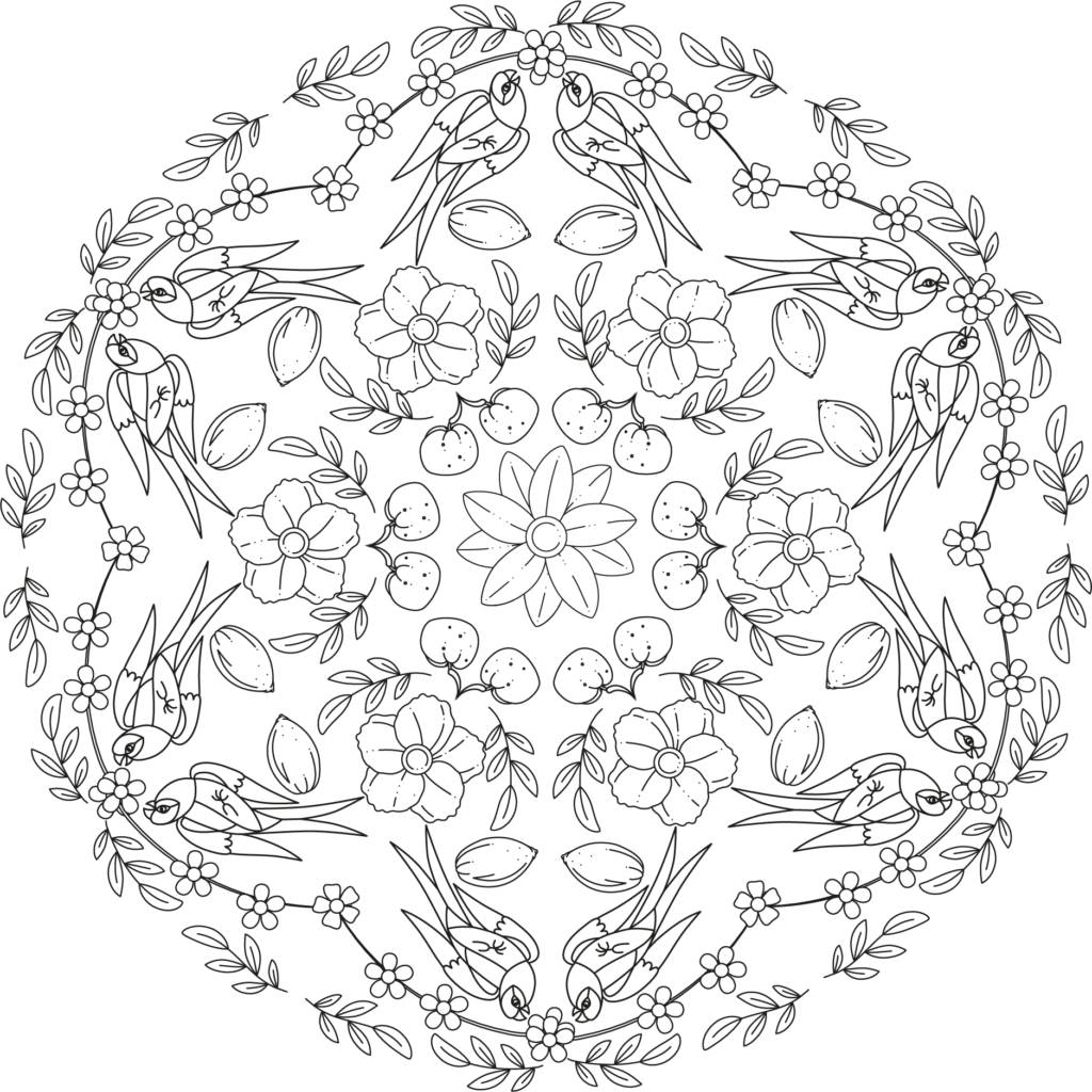 Mandala de Aves 11